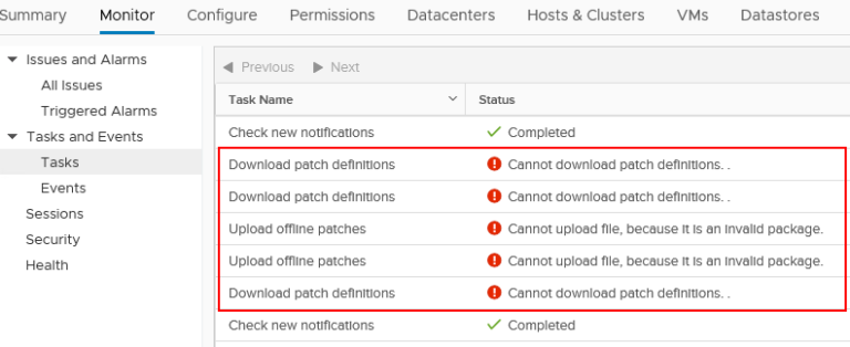 VMwareで「Cannot upload file, because it is an invalid package」というエラーの対処法 ...